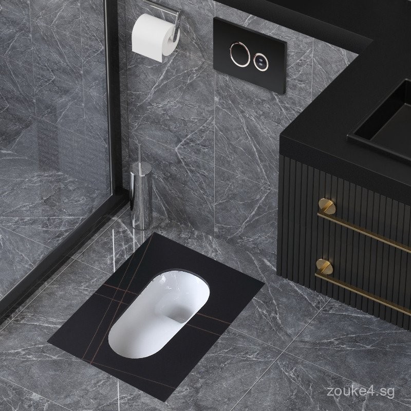 Smart Sensor Concealed Water Tank Squat Toilet Public Toilet Wall ...