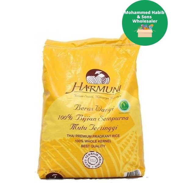 Harmuni Thai Hom Mali Rice 5kg | Shopee Singapore