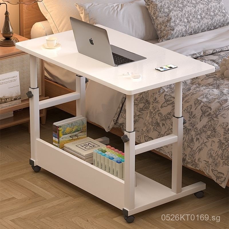 Writing Desk Movable Small Table Adjustable Height Student Computer ...