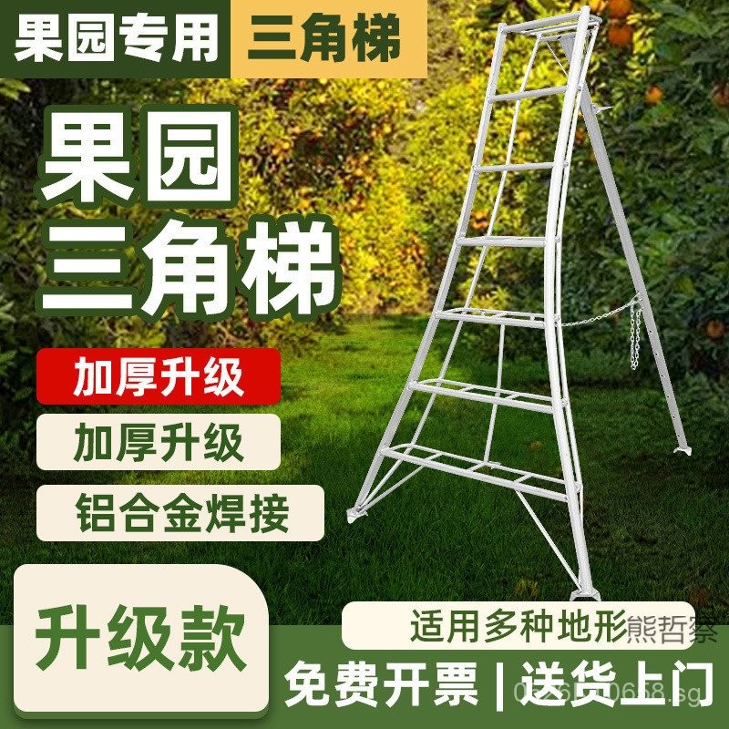 Ladder Triangle Ladder Special Pruning Ladder Aluminum Alloy Garden ...