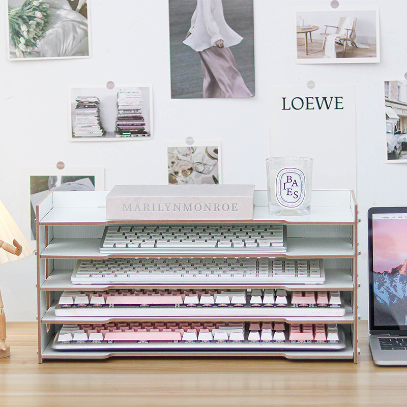 [95%Positive Rate]Keyboard Storage Rack Multi-layer Mechanical Keyboard ...