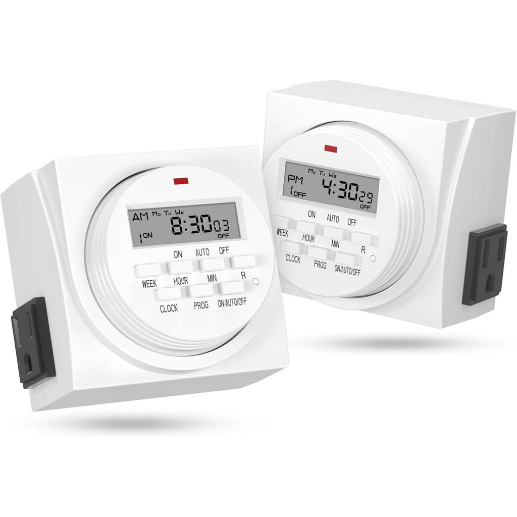 BN-LINK 7 Day Heavy Duty Digital Programmable Timer, FD60 U6, 115V ...