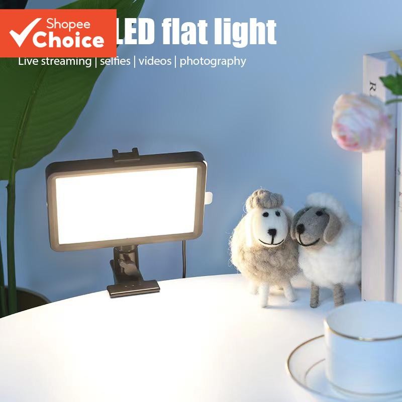 8-Inch LED Flat Light Live Steaming Selfies Video Photography Infinite ...