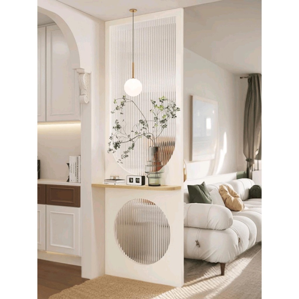 2024New French Style Vintage Cream Wind Partition Living Room Entryway ...