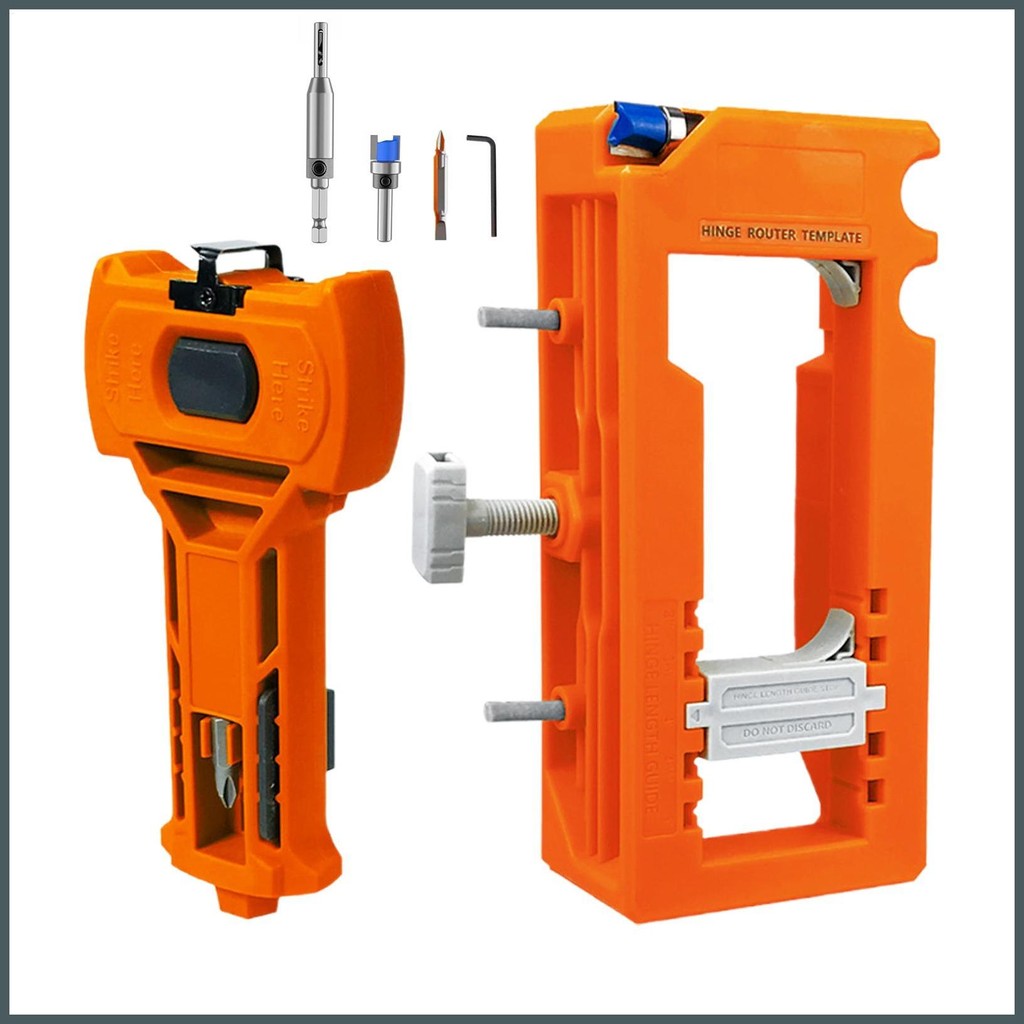 Door Hinge Router Jig Accurate Latch Installation Tool Multifunctional ...