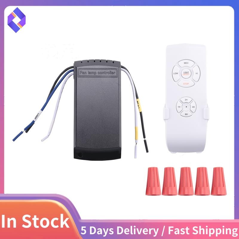 Universal Ceiling Fan Lamp Remote Control Kit Timing Setting Switch ...