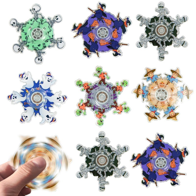 Finger Spinning Tops Mini Ghost Skull Finger Spinner for Kids ...