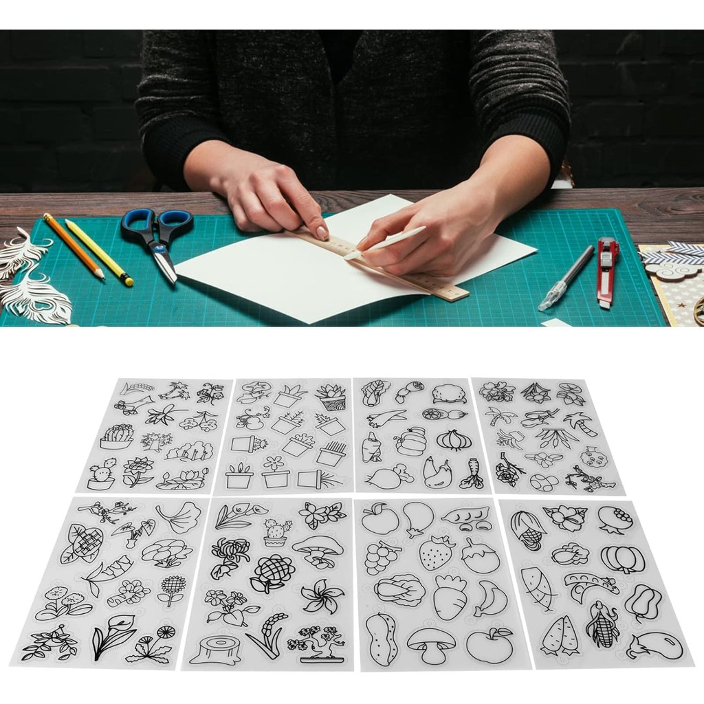 Shrinky Dink Sheets, Shrinky Dink Paper, 8pcs Shrink Plastic Sheets ...