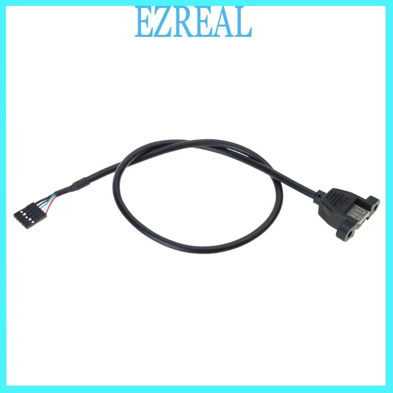 EZR USB2 0 Female Panel Mount to 5Pin Female USB IDC Header Motherboard ...