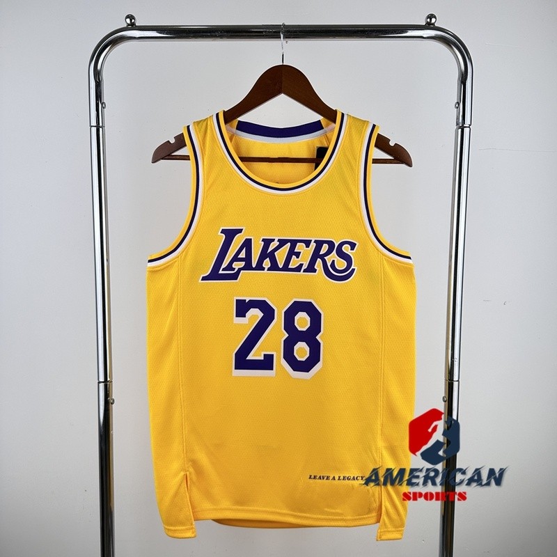 Hot Pressed Men's Los Angeles Lakers SAKURA LE SSERAFIM Yellow ...