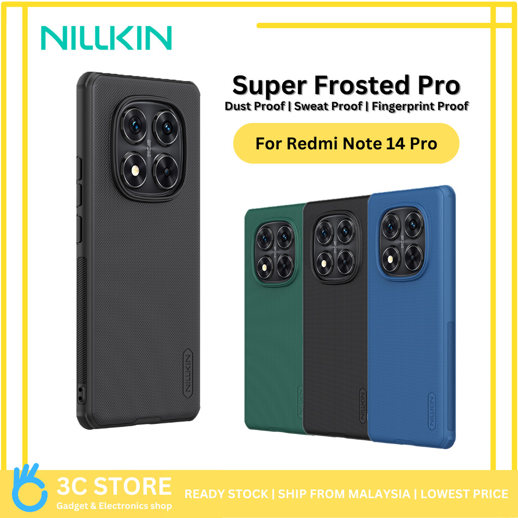 Nillkin Super Frosted Pro for Xiaomi 14T/14T Pro/Redmi Note 14 Pro/Note ...