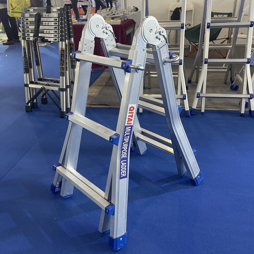 Lifting Ladder Folding Ladder Aluminum Alloy Folding Ladder 150kg Load ...