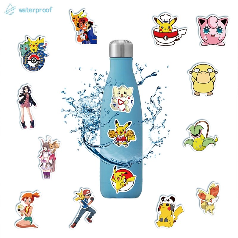 Cute Pikachu Pokemon Stickers Cartoon Stickers Children's Stickers ...