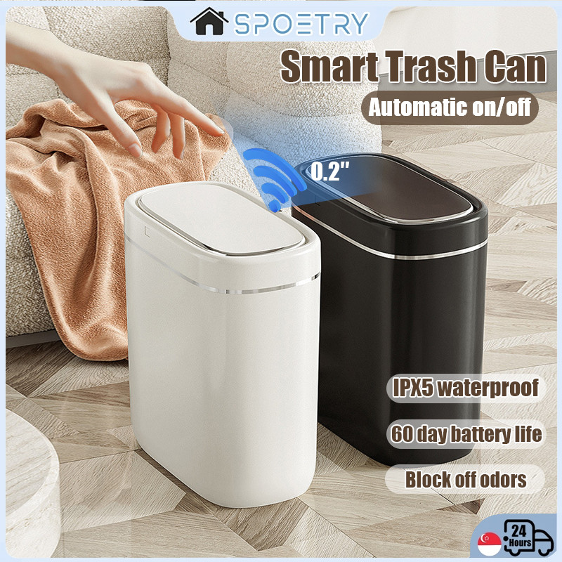 【SG-SPOETRY】 Rubbish Bin Automatic Dustbin Trash Bin Intelligent ...