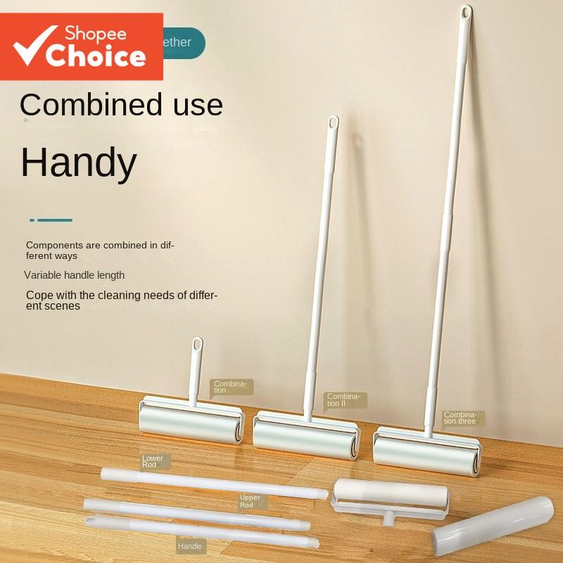 Long handled roller brush for household use, sticky dust and dust ...