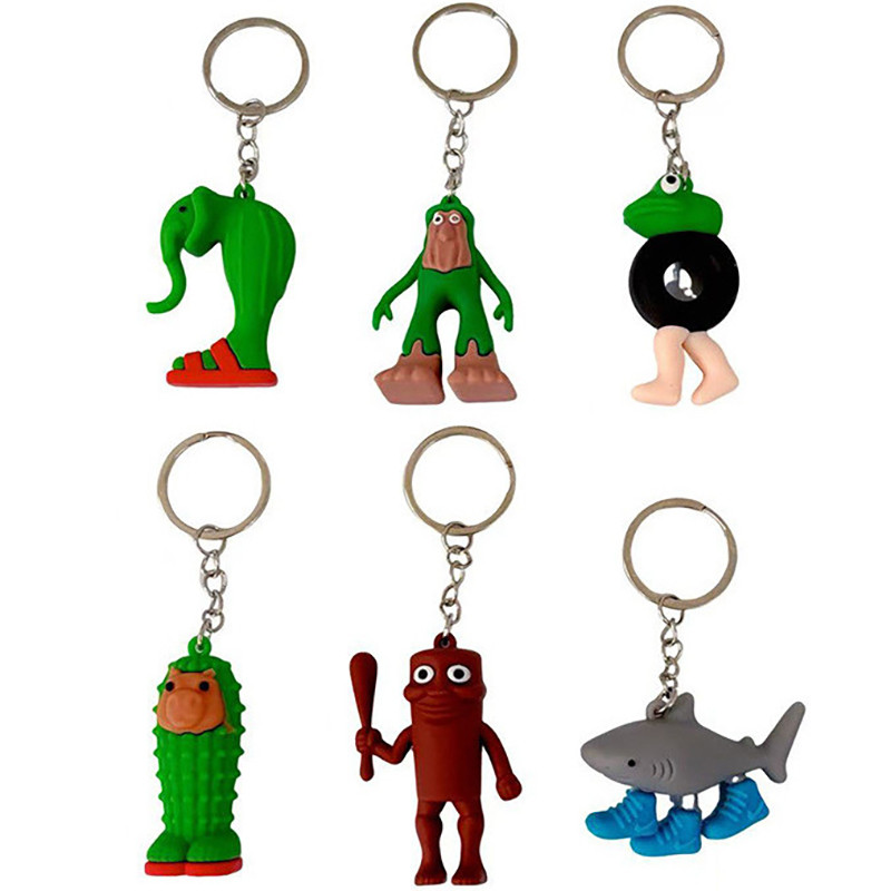 Italian Brainrot Kids Anime Cute Keyring Tung Tung Tung Sahur Keychain ...