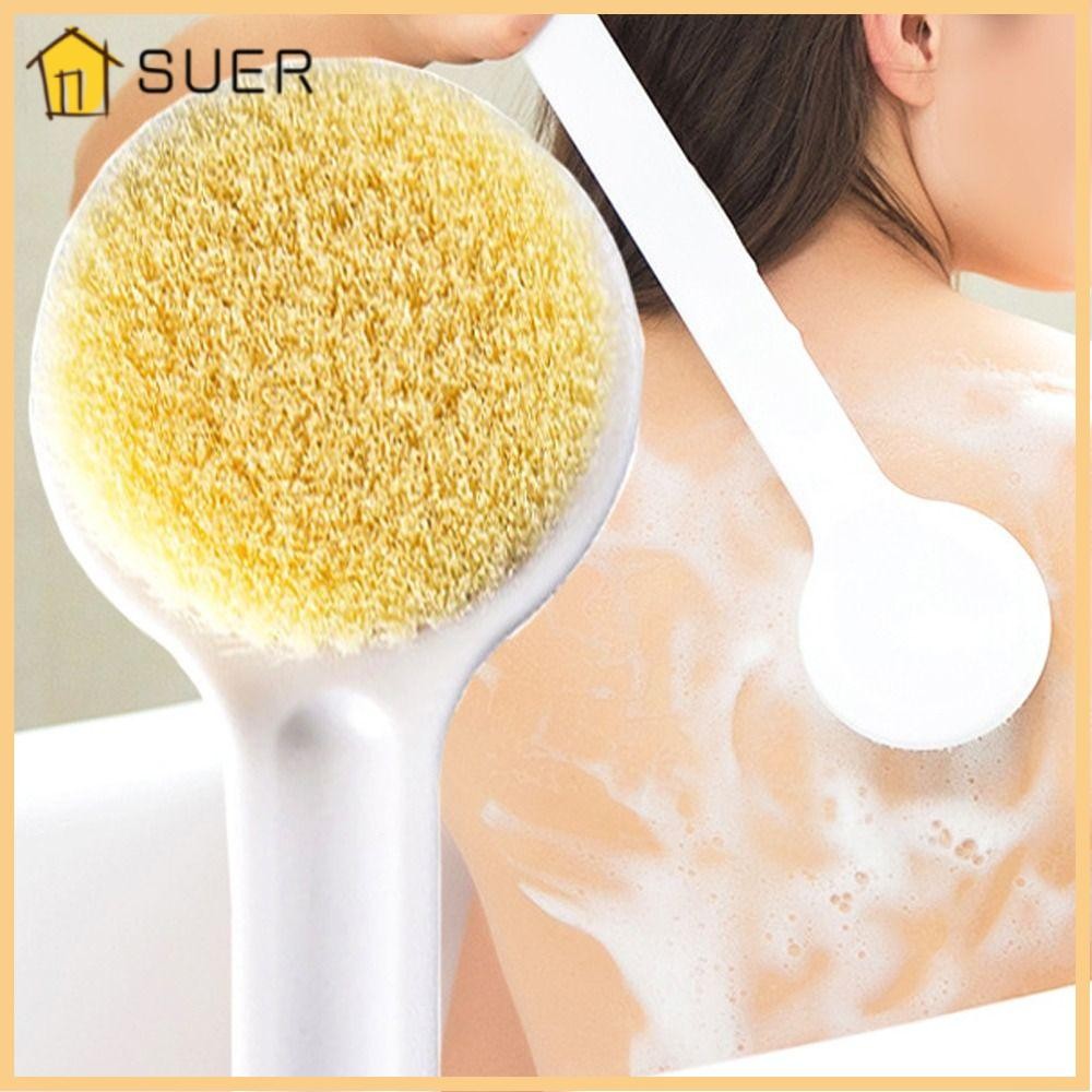 SUER Bath Brush, Massager Back Rubbing Shower Brush, Creative Long ...