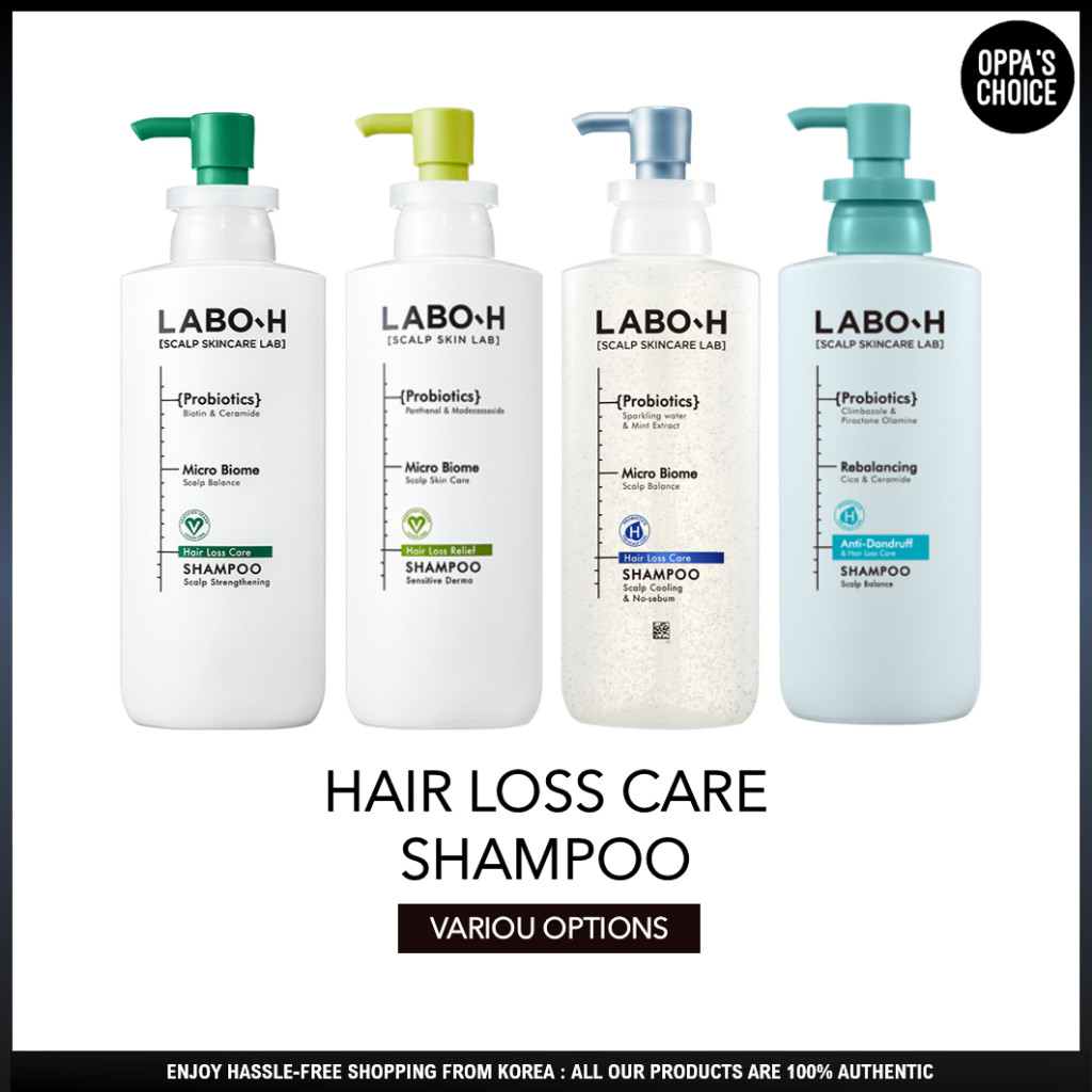 LABO-H HAIR LOSS SHAMPOO Scalp Strengthening / Scalp Cooling / Sensitive Derma / ANTI DANDRUFF ...