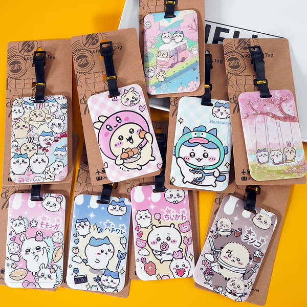 luggage tag Chiikawa Uzawa Eight-Character Cat chiikawa Luggage Tag ...