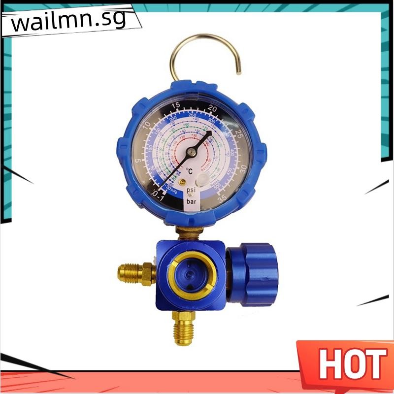 Air Condition Gauge for R410A R22 R134A R404A Refrigerants Manifold ...