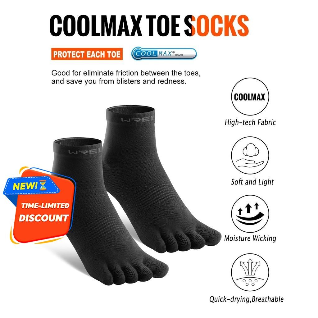 Quick-Dry Five-Toe Sports Socks | Sweat-Absorbing & Durable | Unisex ...