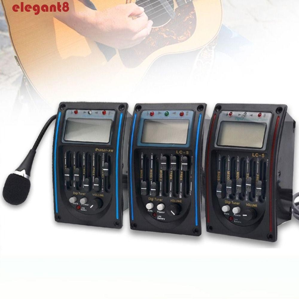 ELEGANT Guitar Tuner System, EQ Equalizer 5 Band Band Acoustic Guitar ...