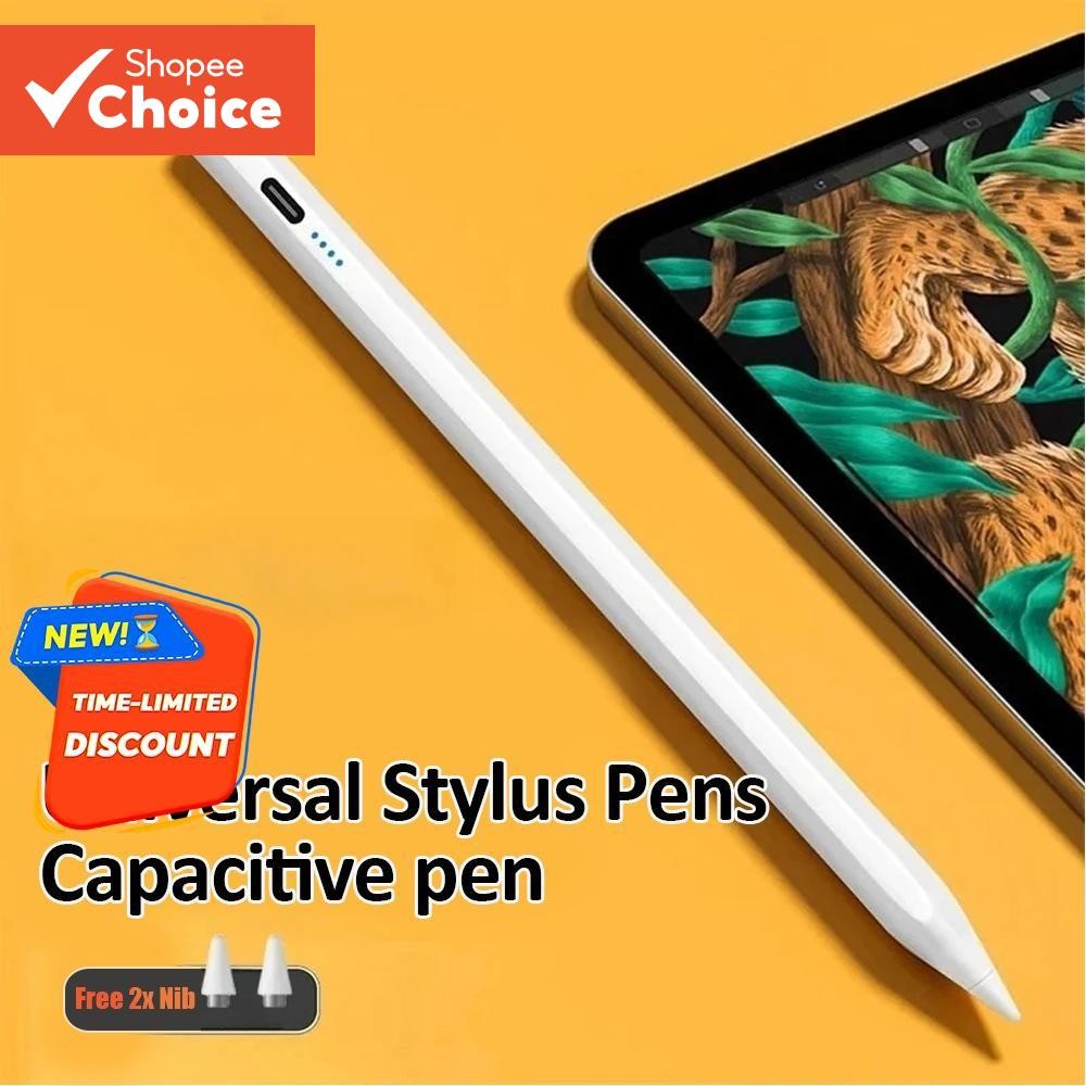 Universal Fine-Tip Touchscreen Capacitive Stylus Pen with 2 Extra Nibs ...