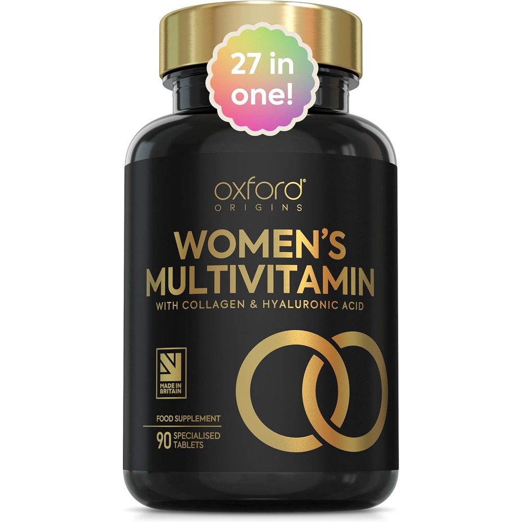 Award Winning Multivitamin Tablets for Women with Collagen & Hyaluronic ...