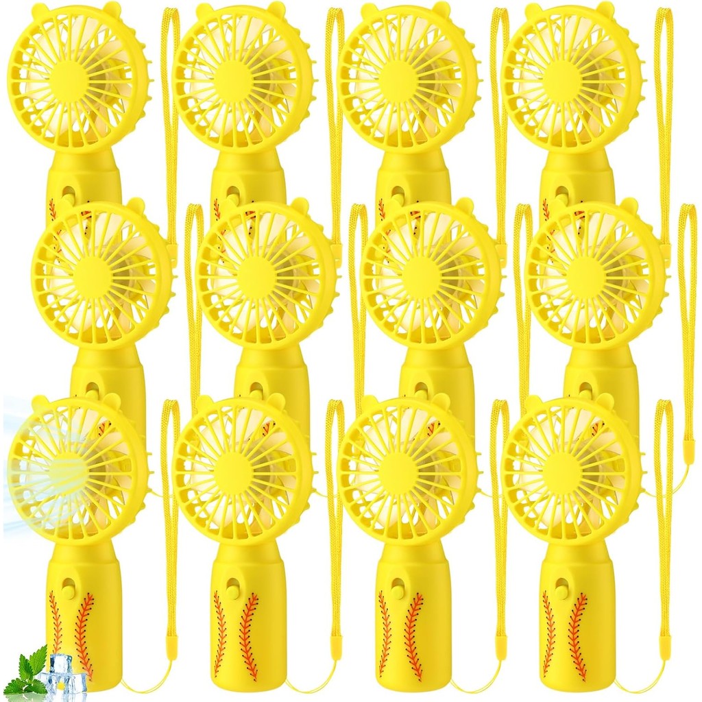12 Pcs Mini Portable Fan Handheld Battery Operated Portable Small ...