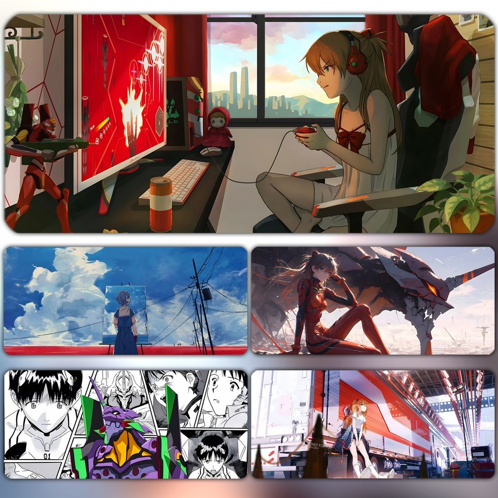 Aya Poli Asuka Neon Genesis Evangelion Mouse Pad Aya Keyboard Pad Anime ...