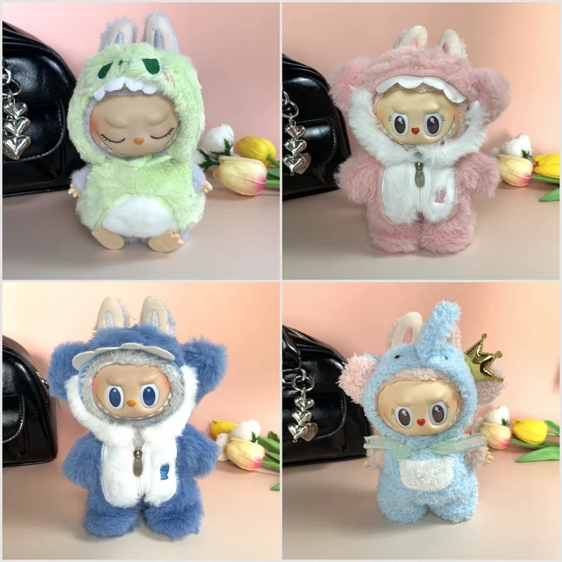 Gen 1 & 2 Labubu Keychain Outfits - Sit-Sit Party Shark/Bee/Dinosaur ...