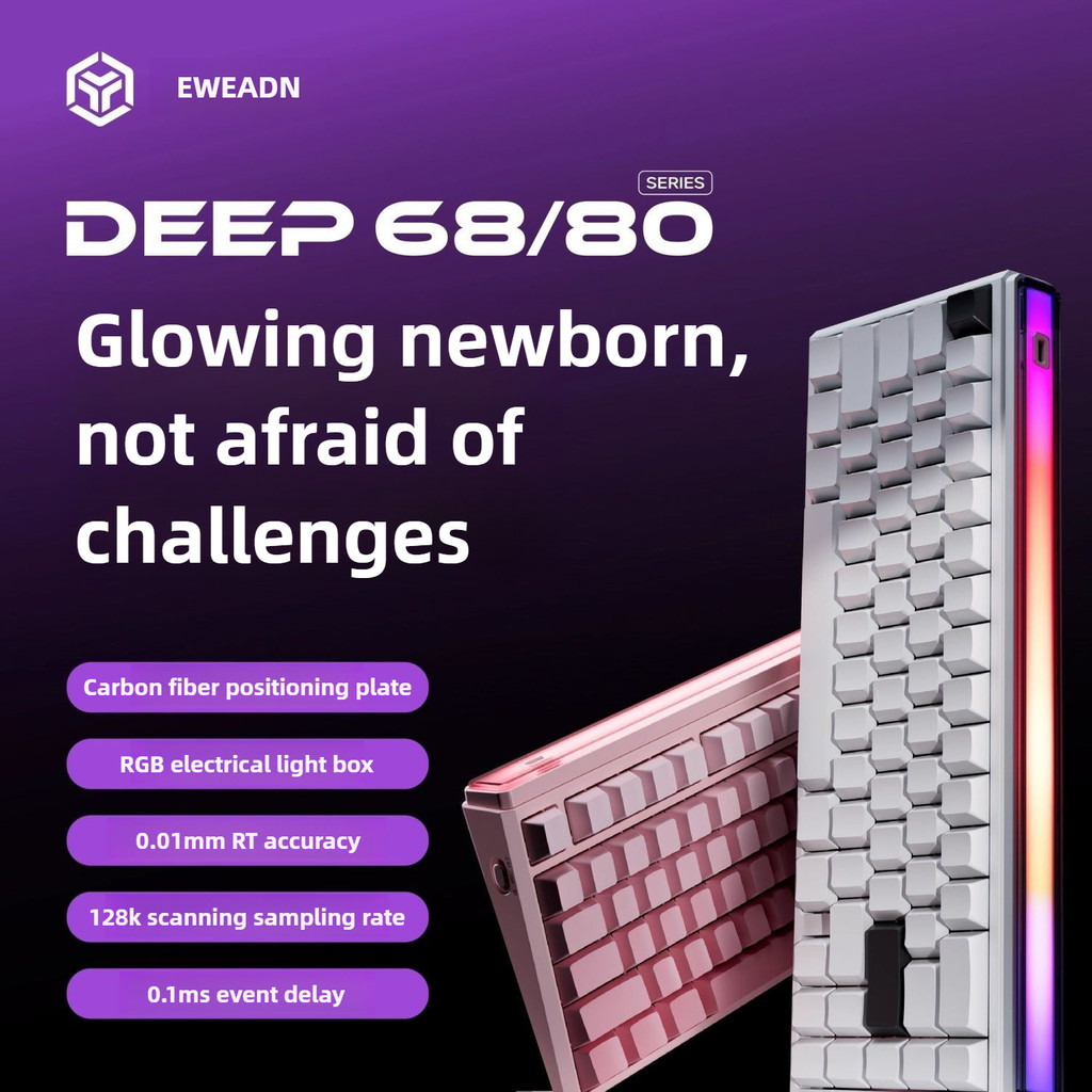EWEADN DEEP68/80 Magnetic Switch Keyboard Mechanical Gaming Esports Desktop Computer RT0.01 High ...