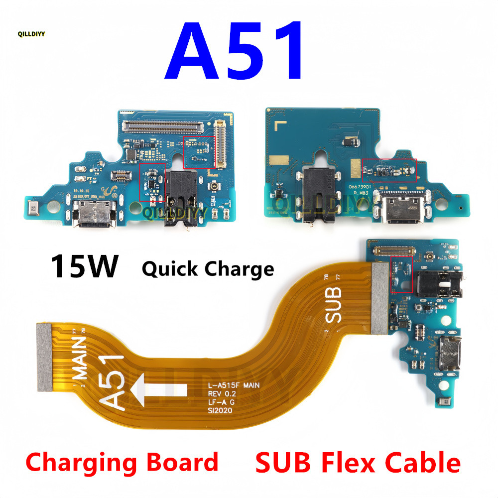 15W USB Fast Charging Charger Main Motherboard SUB Flex Cable For ...
