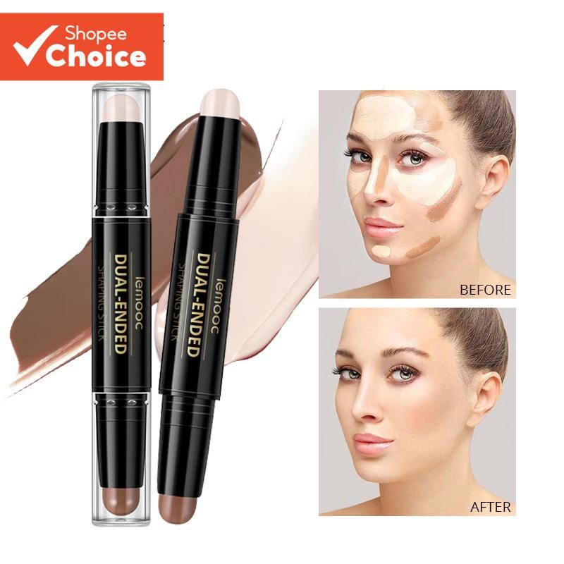 Dual Head Highlight Nasal Shadow Trimming Highlight Concealer Shadow ...