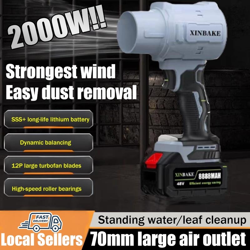 【Fast Delivery】48V Handheld Cordless Turbo Fan Turbo Jet Blower ...