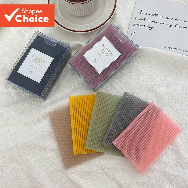 10pcs Colorful Hairline Stickers - No-Trace Bangs Adhesives for Easy ...