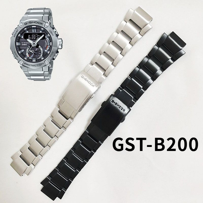 Casio G-SHOCK GST-B200 Steel Bracelet - 22mm Solid Stainless Steel ...