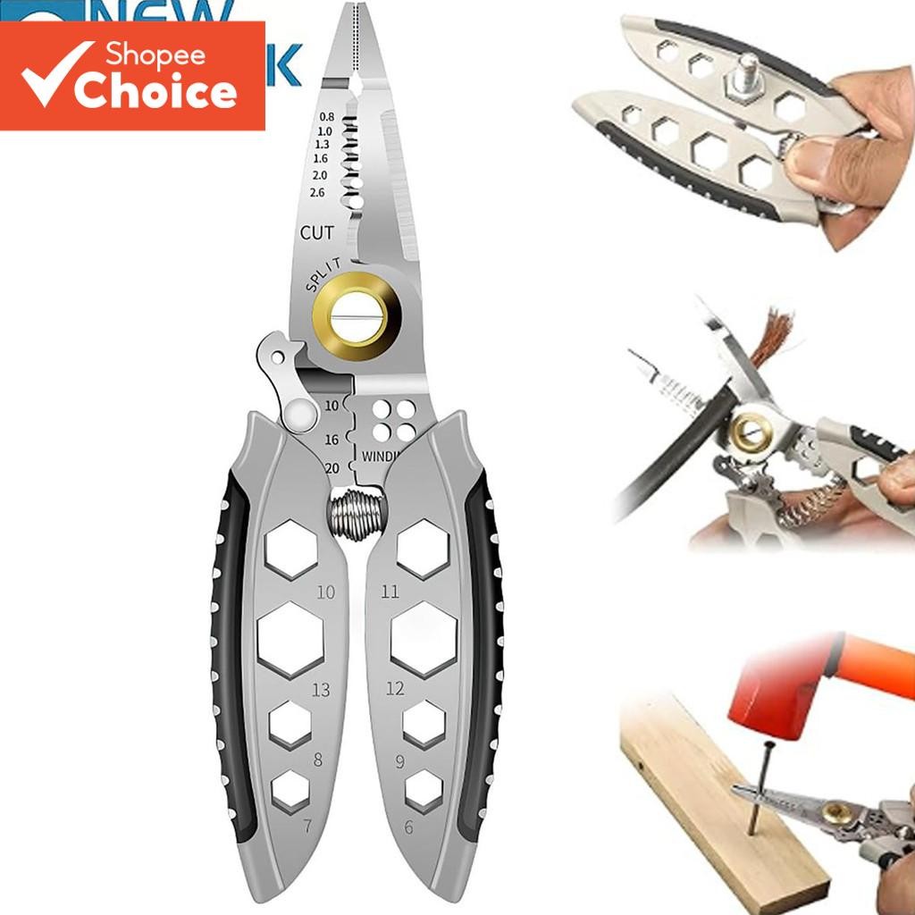7-Inch Multipurpose Wire Stripper - Professional Tool Gift, 2024 New ...