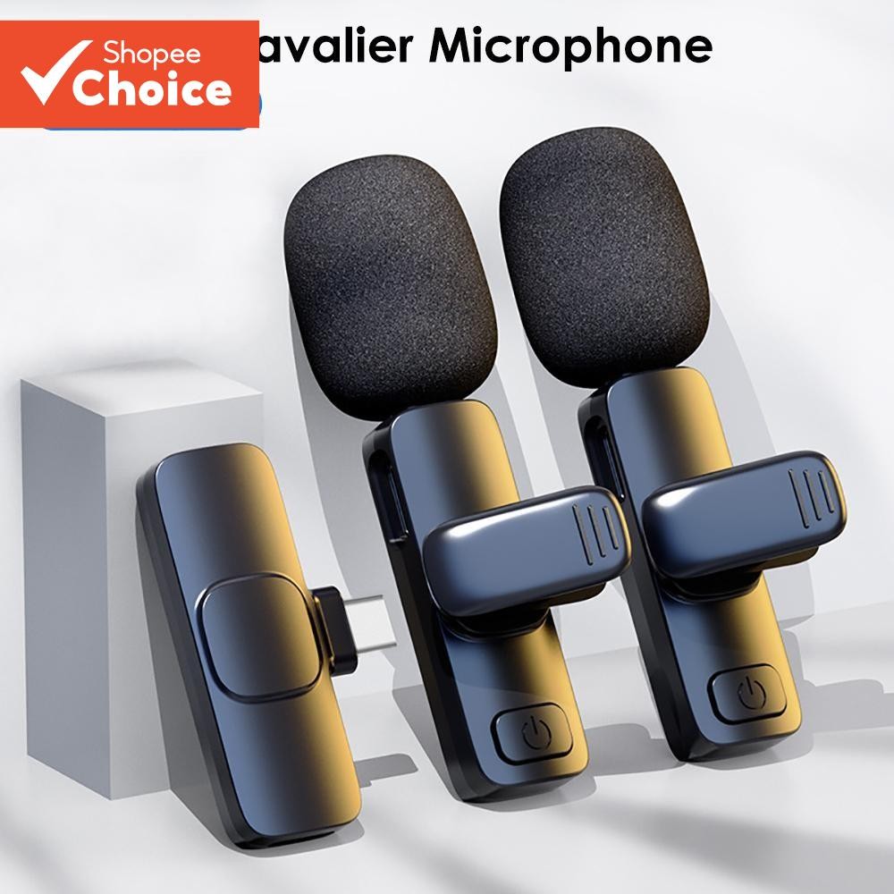 [Shopee Choice] Wireless Lavalier Microphone for IOS/Android/PC Noise ...