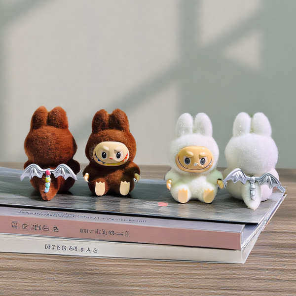 labubu keychain labubu labubu zimomo little angel sitting posture tide ...