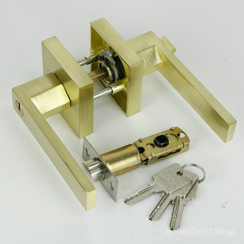 Black Indoor Bedroom Old Style Door Lock#Universal Bathroom Ball Lock ...