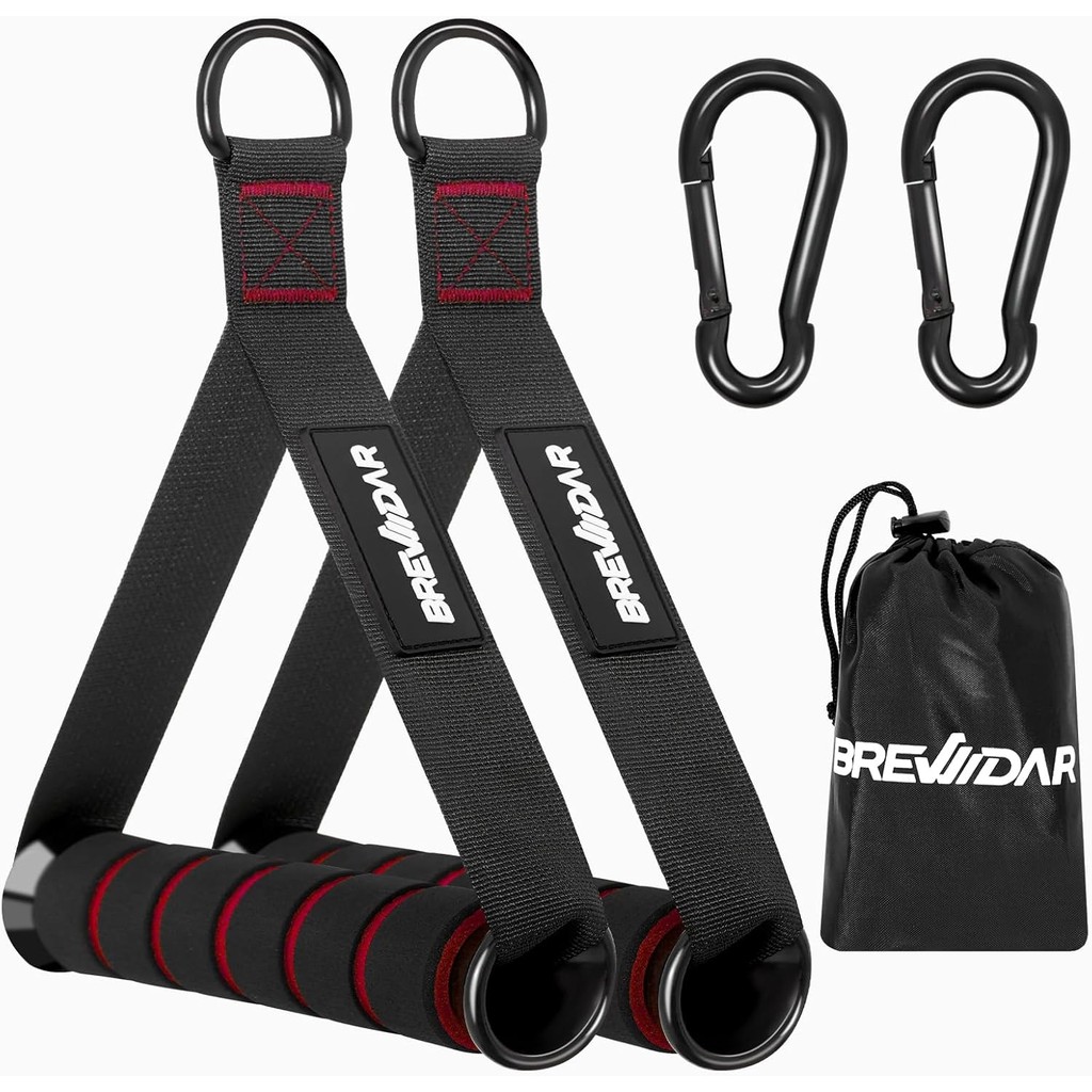 Exercise Handles - Gym Attachments for Cable Machine, Chest Fly ...