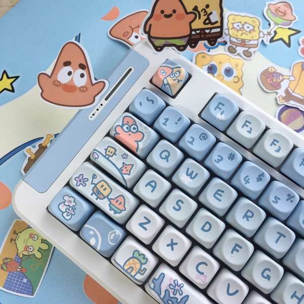 keycap keycaps custom keycap anime MOA Height SpongeBob SquarePants ...