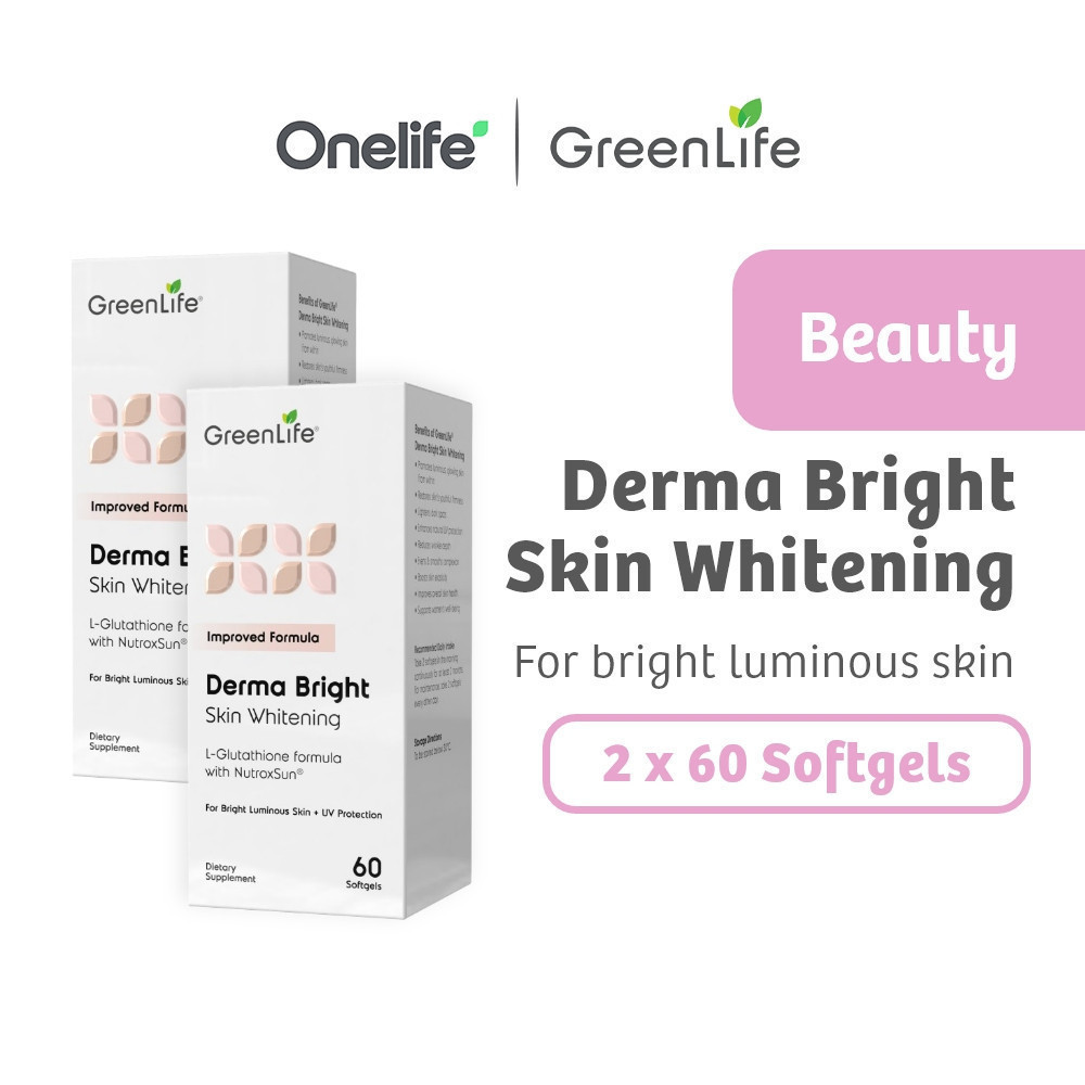 [Bundle of 2 Exp June 26] GreenLife Derma Bright Skin Whitening with ...
