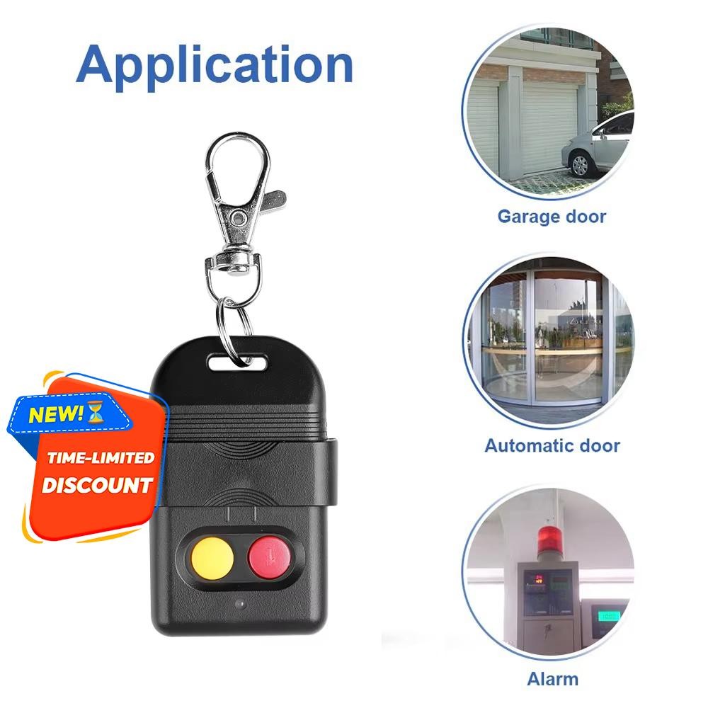 2Button 330Mhz Duplicate Remote Control 8-bit DIP Switch for Gate ...
