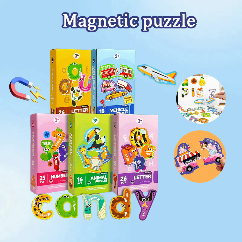 Early Learning Color & Shape Puzzle Board Creative Play Game Set Animal ...