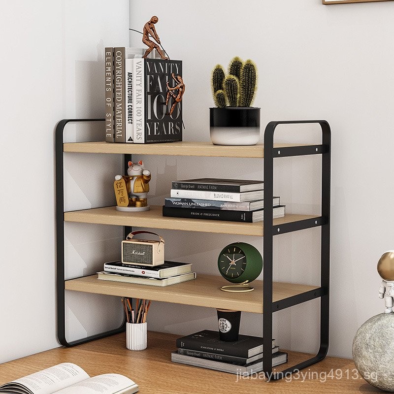 Desktop Organizer Multi-layer Bookshelf Student Desk Storage Rack ...