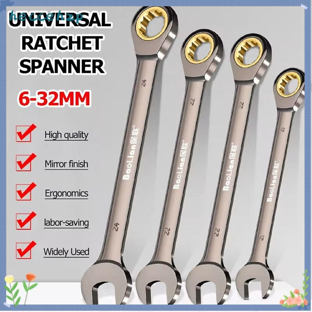 HECCEHZP 1Pcs Ratchet Wrench, Hardware Hand Tool With Multiple Size Two ...