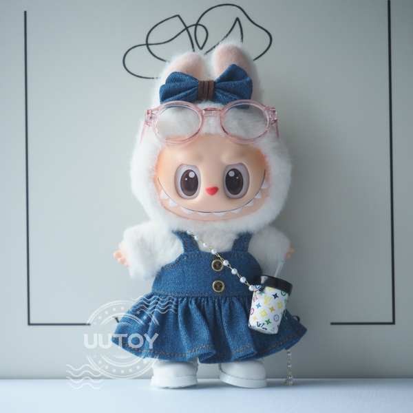 labubu clothing labubu clothes Bubble Mart Coke Rab Vinyl Doll Labubu ...