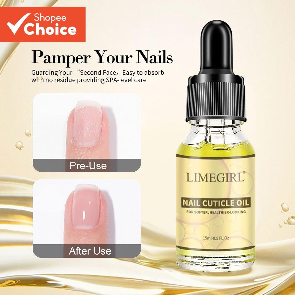 LIMEGIRL Nail Cuticle Oil Manicure Dropper Bottle Style Art Nutrition ...